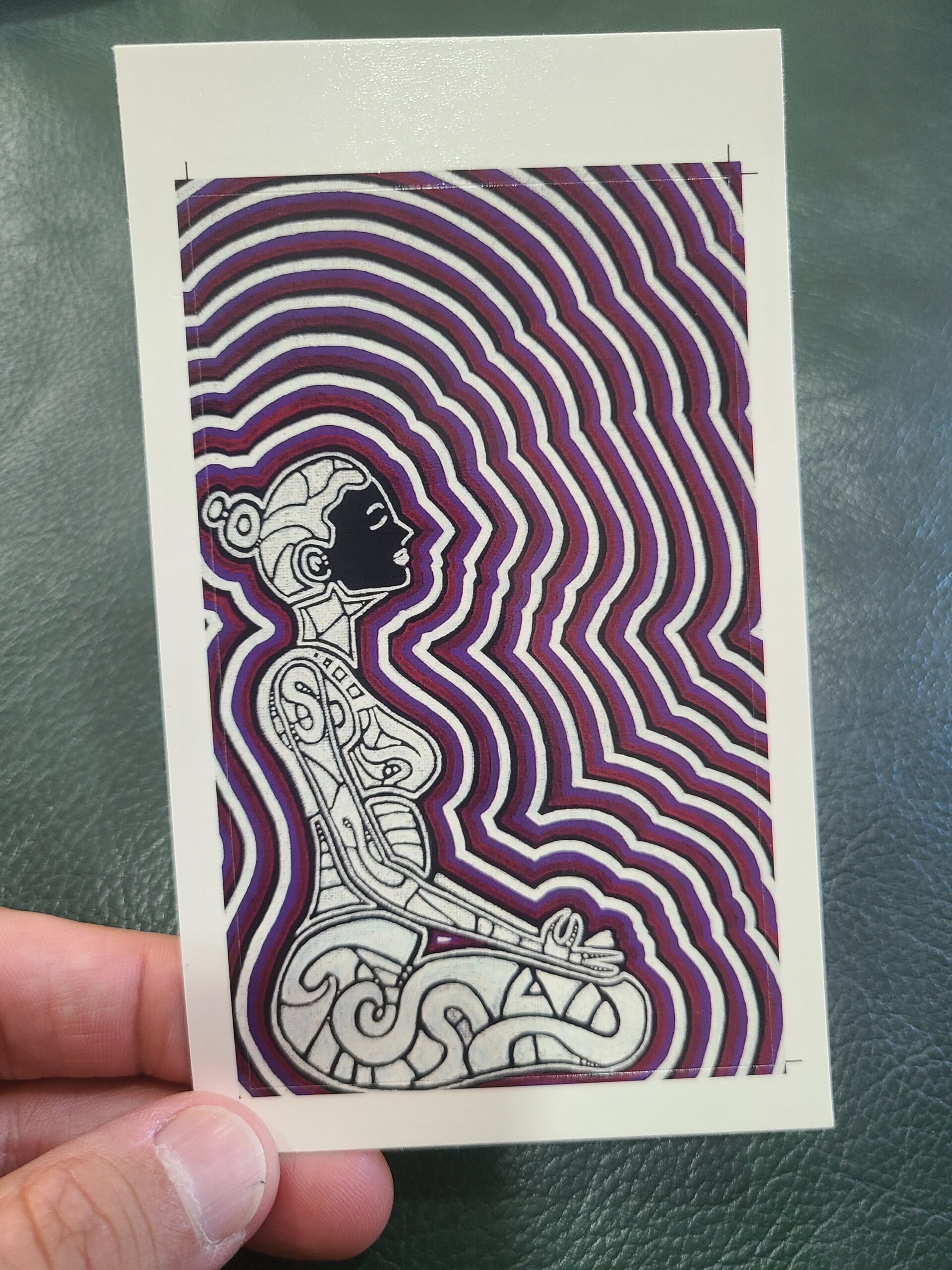 Art sticker for sale - Dark Calm (Sticker) - Jeff Lung Art